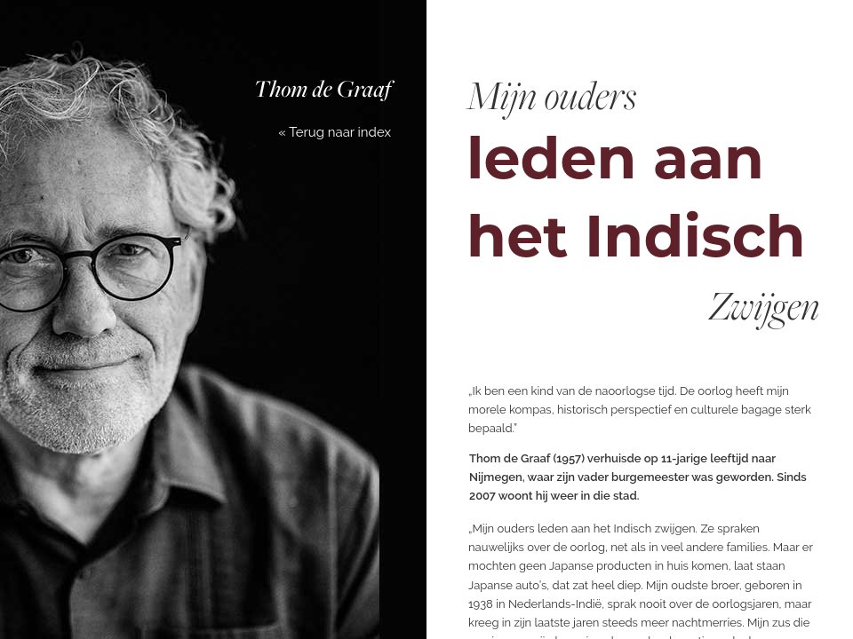 Thom de Graaf - Oorlog in mijn hoofd